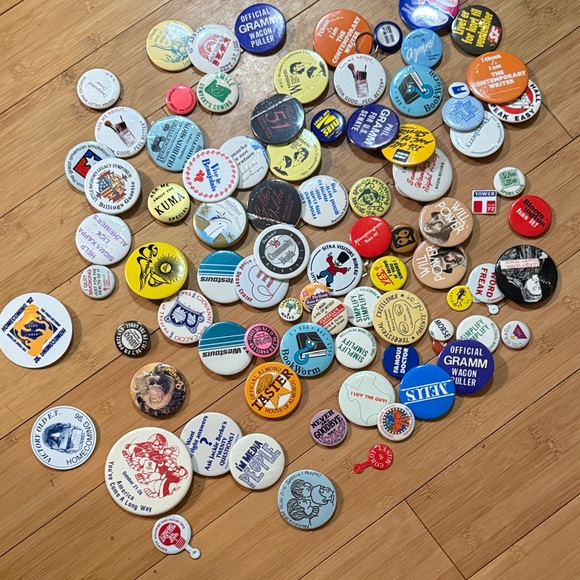 Vintage | Other | Vintage Button Pin Collection | Poshmark